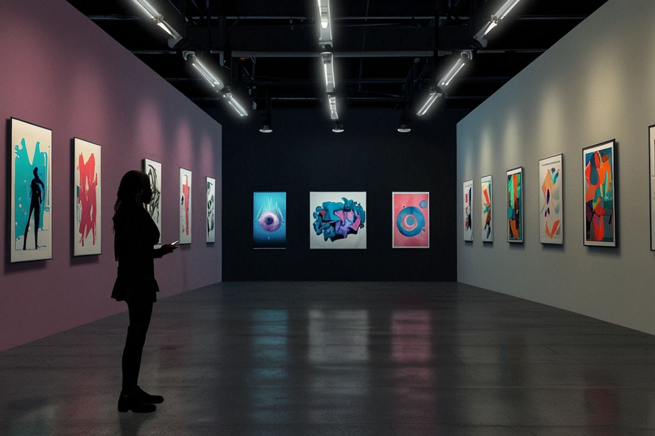 Hosting art exhibitions in the metaverse